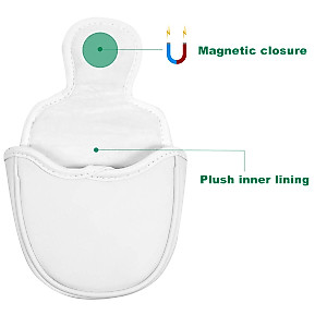 Montela Golf Putter Cover Poker Ace Mallet Putter Headcover Blade Putter Covers Golf Club Covers Leather Golf Putter Head Covers with Magnetic for Scotty Cameron Odyssey Ping Custom&Non-Custom