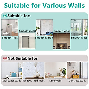 CIFIRRET 12 Pcs Shower Caddie Adhesive Replacement, no Drilling Strong Transparent Adhesive, Adhesive Hook for soap Rack, Towel Rack, Bathroom Storage Rack and Kitchen Rack