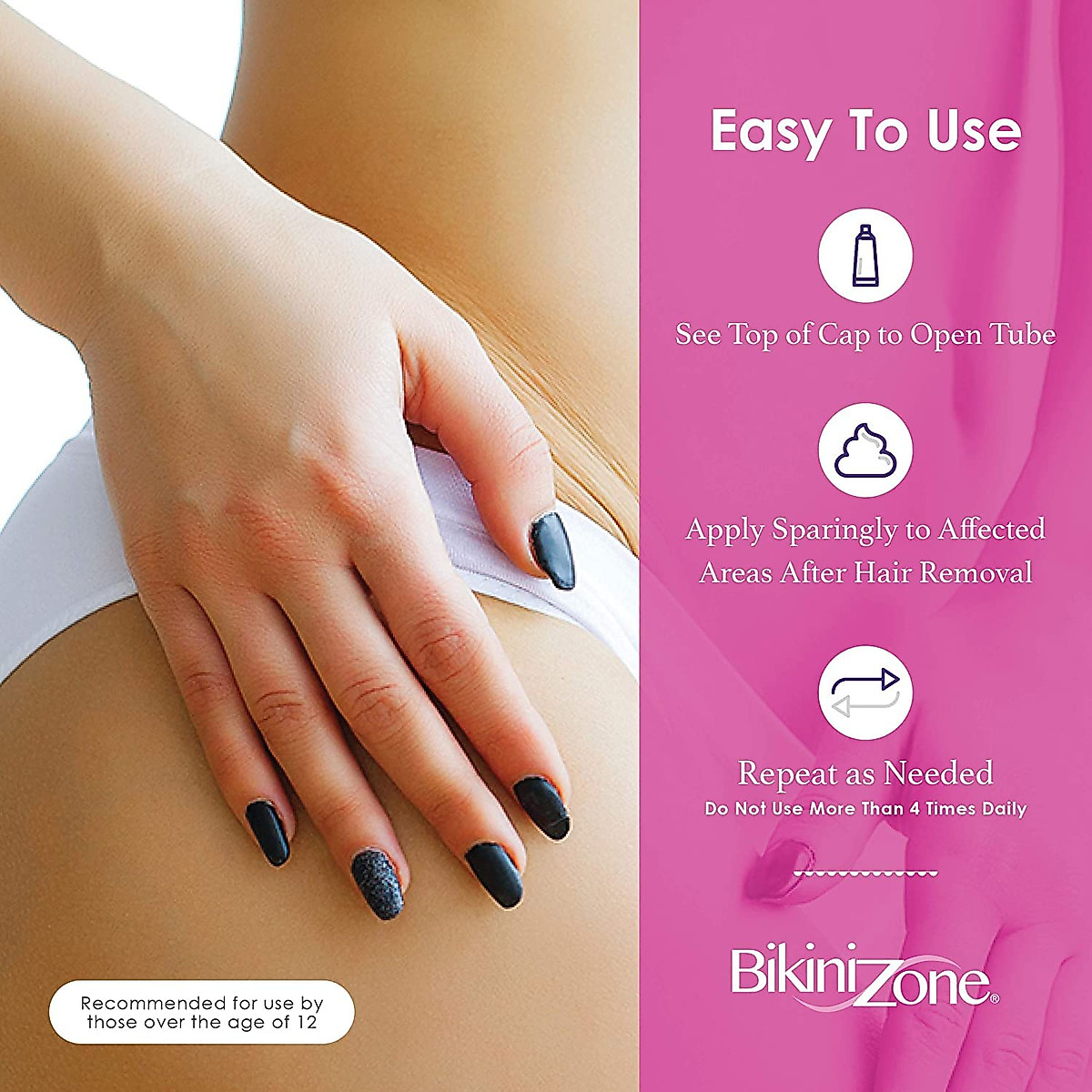 Bikini Zone Medicated Creme for Bikini Area 1 oz