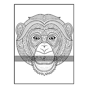 100 Animals: An Adult Coloring Book with Lions, Elephants, Owls, Horses, Dogs, Cats, and Many More!