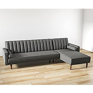 Gold Sparrow Sonoma Sectional, Charcoal