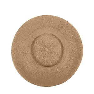 Parquet Solid Color French Beret Wool Material. Classic French, Casual and Chic Lightweight Beanie Cap Hat Tan
