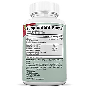 (2 Pack) Prodentim Max 40 Billion CFU Oral Probiotic Supports Strong Healthy Gums Teeth Bad Breath 120 Capsules