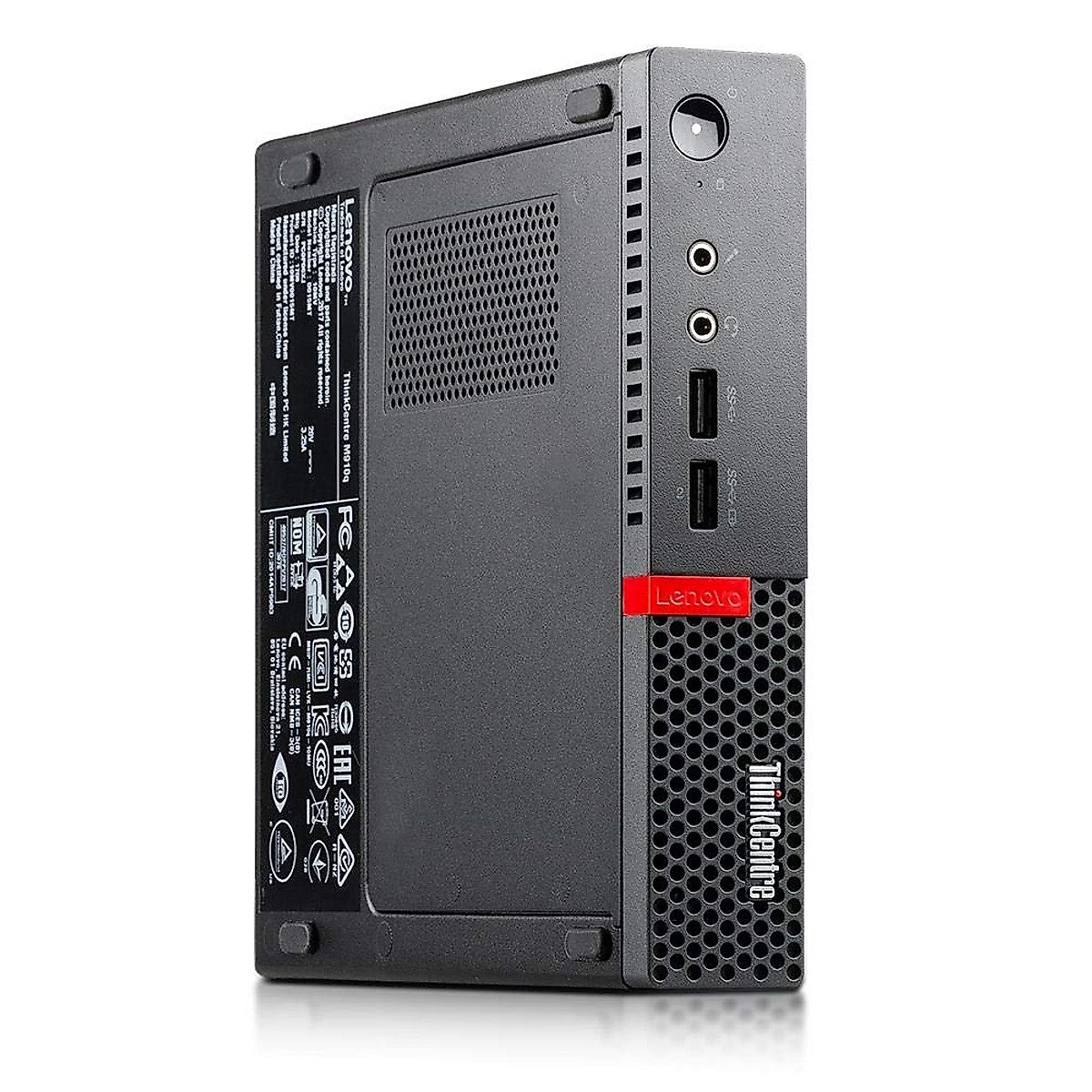 Lenovo ThinkCentre M910q Tiny Desktop - Intel Core i5-6500T Processor, 8GB RAM, 128GB SSD, Windows 10 Pro - Black (Renewed)