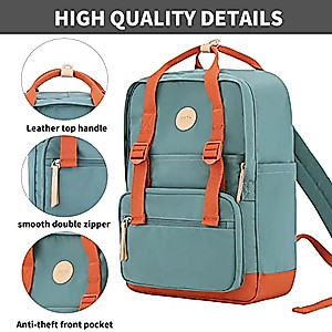 OKTA Waterproof Laptop Backpack for Women ,Hiking Backpack ,Student Lightweight School bag for Girls,Fit 14 inch Laptop