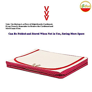 GUO FENG DIAO Steel Frame Storage Box Oxford Cloth Storage Box Quilt Storage Box Folding Wardrobe Fabric Extra Large Storage Bag