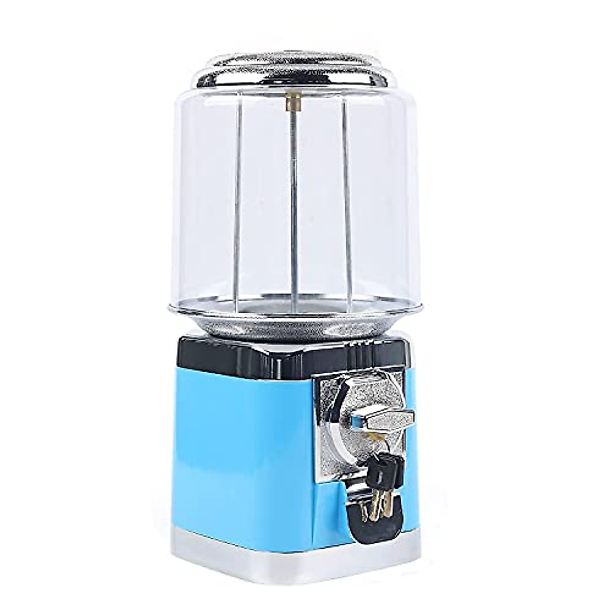 Candy Machine Commercial Automatic Candy Machine Vending Machine Bubble Gum Machine Home Vending Machine Coin Gumball Machine for Kids (Blue)