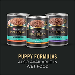 Purina Pro Plan Sensitive Skin and Stomach Dog Food Puppy Salmon and Rice Formula - 16 Lb. Bag