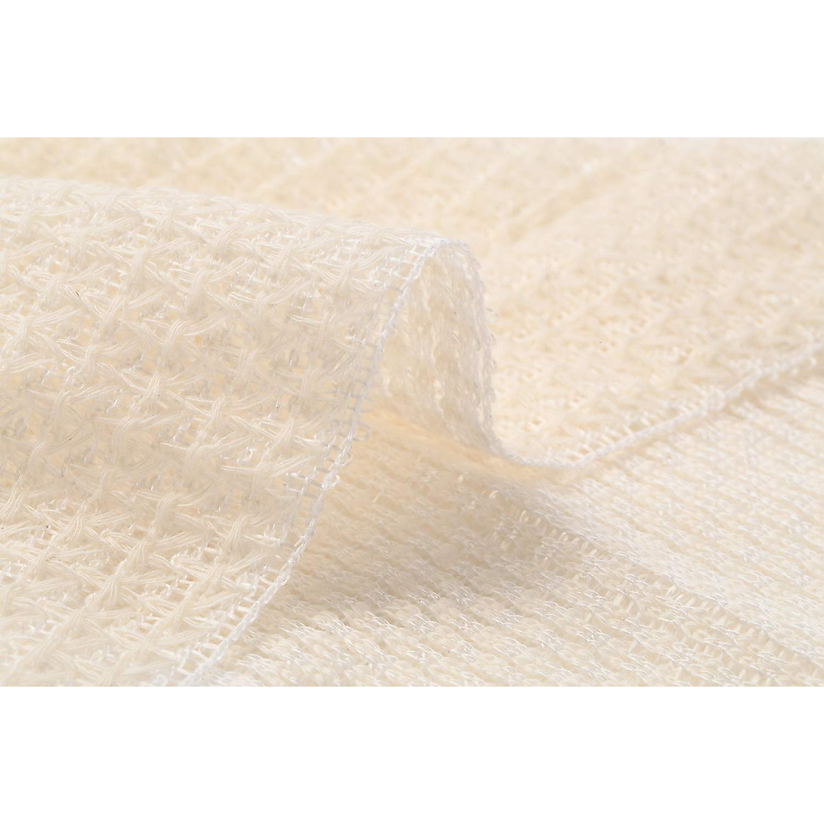 Exfoliating Washcloth [Made in Japan] Shower Back Scrubber, Plant-Based Loofah (Organic Cotton)