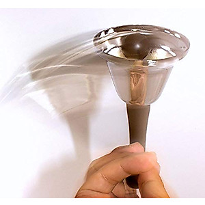 Adorox Silver Steel Hand Bell for Wedding Events Decoration, Call Bell, Alarm, Jingles (2)