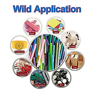 Glitter Hot Glue Gun Glue Sticks 120 PCS 12 Colors Mini Glue Sticks 7mm 100mm Glitter Glue Gun Sticks