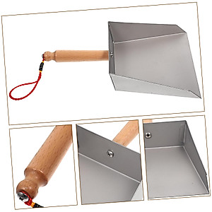 BUTIFULSIC 1pc Kitchen Table Dustpan Interior Cleaner Small Upright Dustpan Commercial Dust Pan Desk Cleaner Dustpan Small Dust Pan Dustpan Scooper Dustpans Stainless Steel Dust Pan Silver