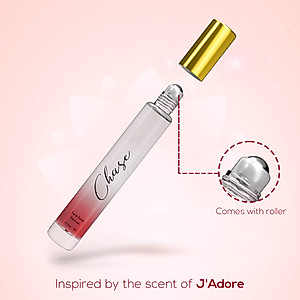 Regal Fragrances for Women rollerball - set of 4 - Naomi, Camilla, Chase, and Crimson - INSPIRED by BRIGHT CRYSTAL, JADORE, BACARAT RUGE 540, FLOWRBOM - (0.33 fl oz / 10ml) each