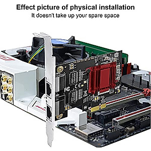 Dual-Port PCIe Gigabit Network Card 1000M PCI Express Ethernet Adapter with Intel 82575/82576 Two Ports LAN NIC Card for Support PXE for Windows/Windows Server/Linux/Freebsd/DOS with Low Profile