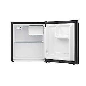 GOVIDA COOLHOME 1.6 Cu. ft. Single Door Mini Fridge, Black