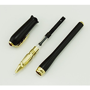Picasso Greek Irene commemoration Fountain Pen Extra Fine Nib Black Color Bud Cap Leaf Clip Uniqu Style Gift Box Set