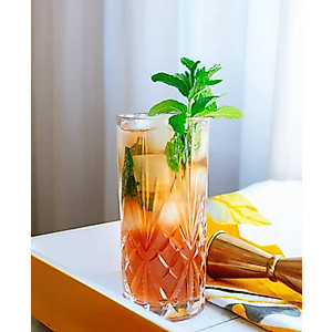 RCR 25766020006 Melodia Crystal Hi-Ball Cocktail Water Tumbler Glass, 23 x 15.5 x 15.5 cm, Clear