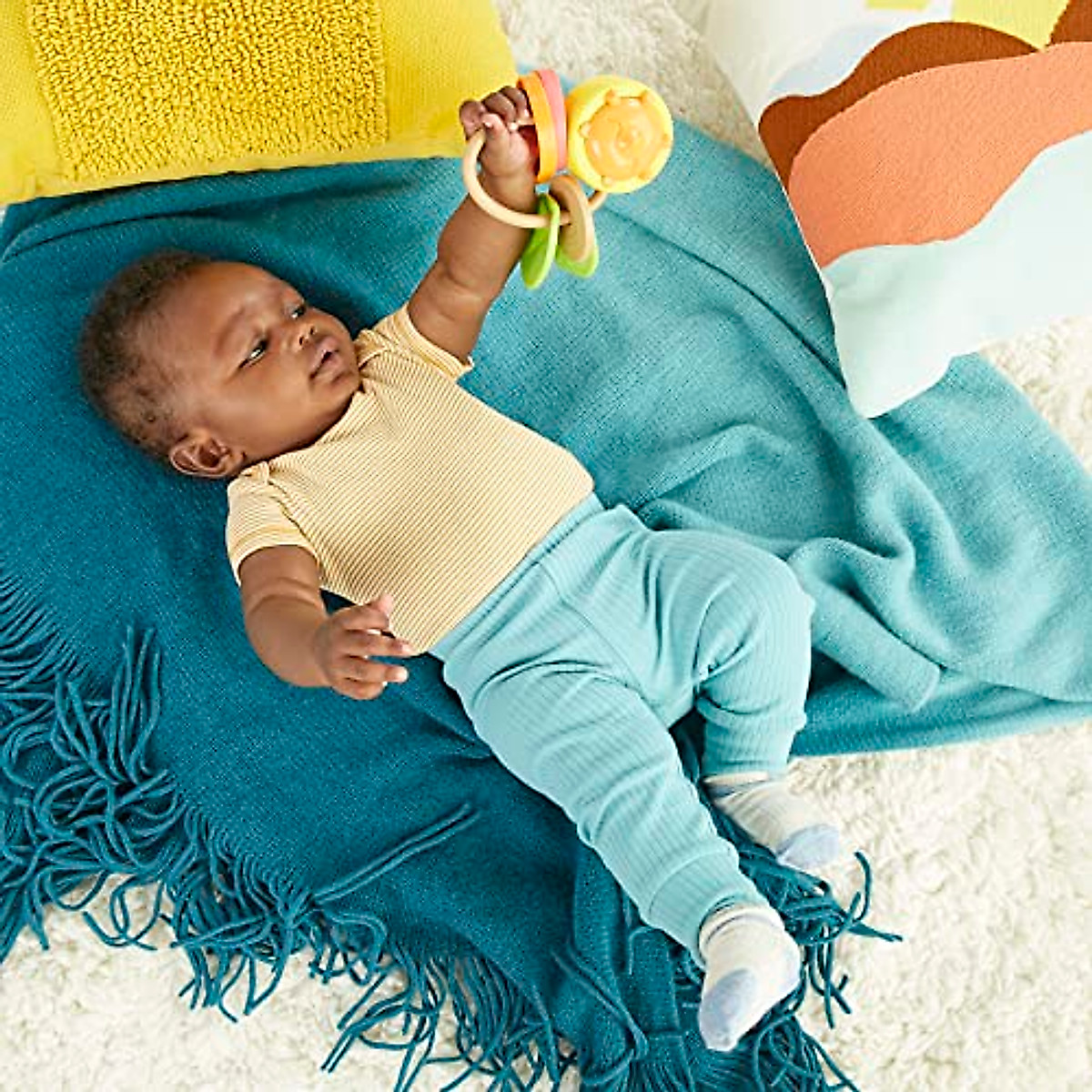 Playskool My Own Keys Baby Sensory Toy, Play Keys with Textures and Sounds for Babies 3 Months and Up (Amazon Exclusive)