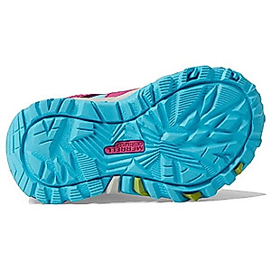Merrell Trail Quest Jr Hiking Shoe, Berry/Lime/Turquoise, 8.5 US Unisex Little Kid