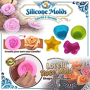 Catcrafter Scented DIY Candle Making Kit - Soy Wax Candle Kit Art & Candle Making Supplies & Materials for Adults with Candle Wax Paraffin Wax Melter Candles Bulk for Small Business Supplies Home