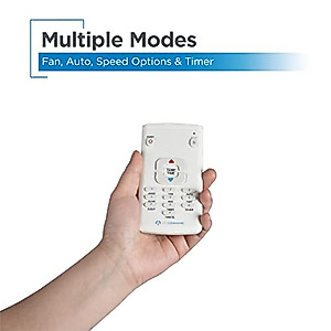 Any Command AC Remote for Over 60 Brands, Universal Air Conditioner Remote Control, Lightweight AC Remote Control Universal with Multiple Modes & Magnetic Back, White