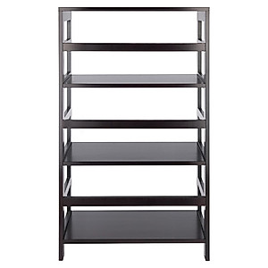 Winsome Wood Leo model name Shelving, Small, Espresso