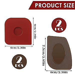 4 Pcs Pan Scraper Tool, Plastic Scraper Tool, Kitchen Pot Food Scraper Non-Scratch Scraper, Multifunctional Scraper Tool for Kitchen for Cleaning Grease Burnt Food