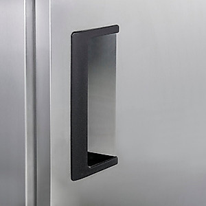 Nexel Reach In Split Door Freezer, 2 Solid Doors, 23 Cu. Ft.