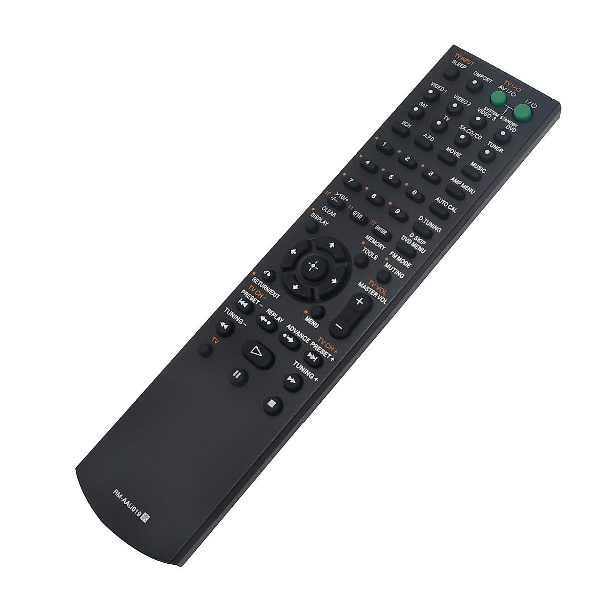 ALLIMITY RM-AAU019 Replacement Remote Control Compatible with Sony DVD AV Receiver Home Theater RM-AAU001 STR-DV10 STR-DE598 6.1 Channel Surround Sound