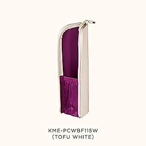 KOKUYO Pen Case, Tofu White, Slim Type, White, Japan Import (KME-PCWBF115W)