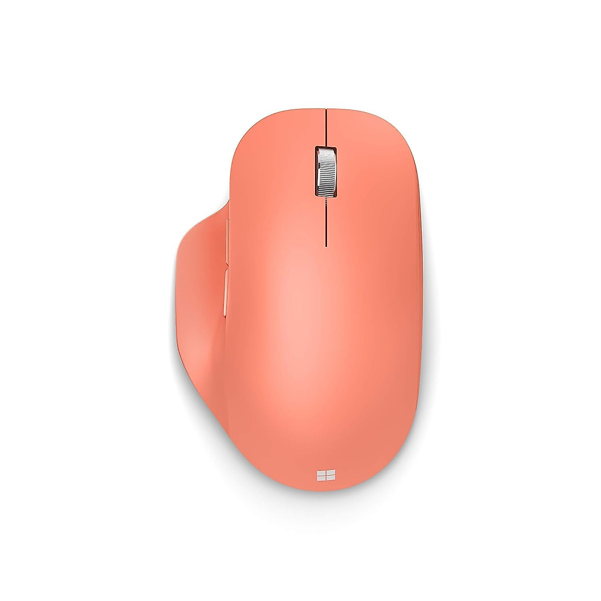 Microsoft Bluetooth Ergonomic Mouse - Peach - with comfortable Ergonomic design, thumb rest, up to 15months battery life. Works with Bluetooth enabled PCs/Laptops Windows/Mac/Chrome computers