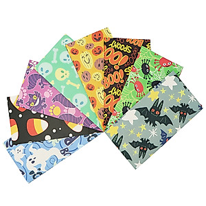 JOYIN 72 pcs 8 Assorted Designs Halloween Paper Candy Treat Bags for Kids, Halloween Party Favors, Halloween Snacks, Event Party Favor Supplies, Halloween Trick or Treat Bags, Classroom Goody Bags