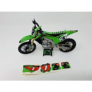 Kawasaki KX 450 #3 Eli Tomac Factory Racing 1/12 scale Diecast Motorcycle Model by New-Ray