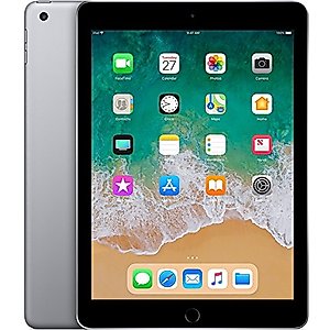 2018 Apple iPad (9.7-inch, Wi-Fi, 128GB) - Space Gray (Renewed Premium)