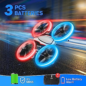 AVIALOGIC M2 Mini Drone for Kids, Christmas Cool Toys Gifts for Boys Girls with LED Light, Portable Indoor RC Quadcopters, Small Remote Control Drone Flying Toys for Teen Boys Girls Beginners