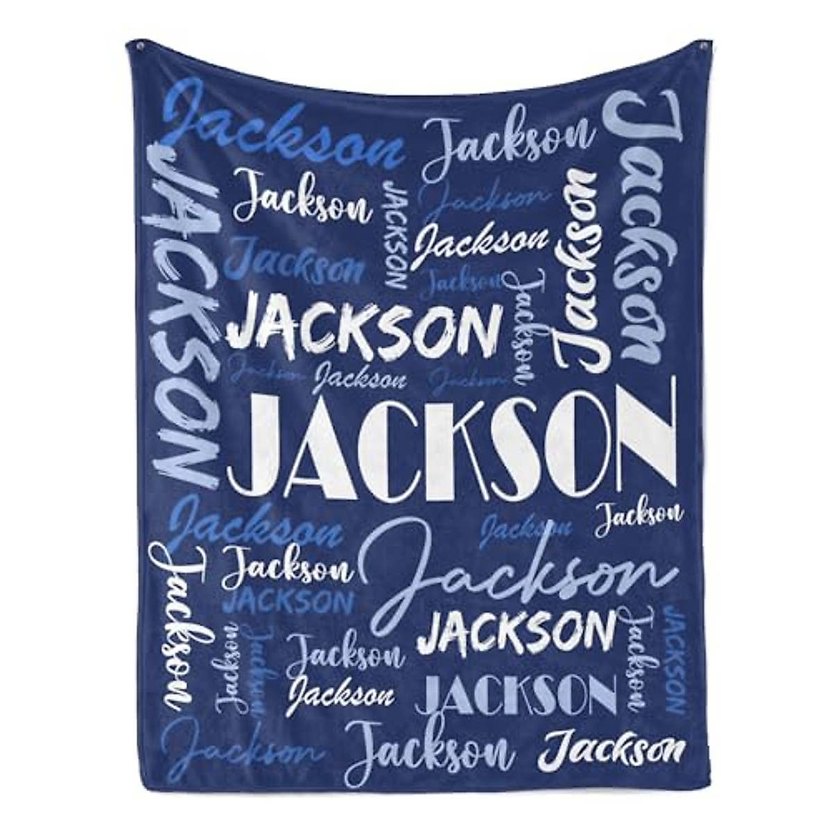 Dr.TOUGH Name Blanket Personalized Blanket and Throws Personalized Blanket for Kids Adult Fleece Bed Blankets Customized