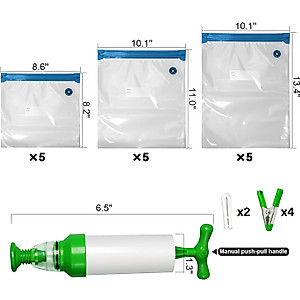 Sous Vide Machine Wi-Fi, Immersion Circulator Precise Cooker, Sous Vide Kit with 30 Vacuum Seal Bags, Vacuum Pump, Cookbook, Accurate Temperature & Timer, 1000W, IPX7 Waterproof, Cattleman Cuisine