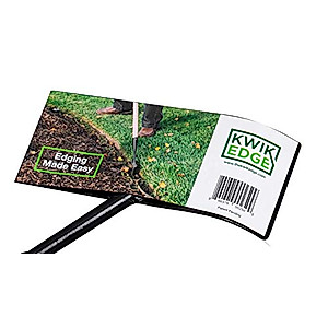 Kwik Edge Tool - Garden Edger Weeder - Soil Cultivator - Hoe Long Handle Grass Flower Backyard Gardening Tool