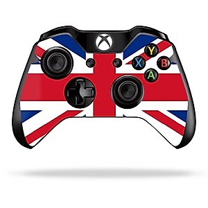 Protective Vinyl Skin Decal Skin Compatible with Microsoft Xbox One/One S Controller wrap Sticker Skins British Pride