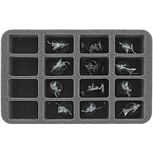 Feldherr Mini Plus Case Compatible with 44 Blood Bowl Miniatures - 2016 Edition