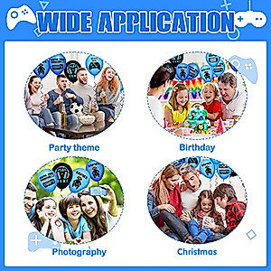 Video Game Balloons Gamer Birthday Party Balloons Gaming Latex Balloon Game Controller Balloon Garland Arch Kit for Kids Boys Girls Game Themed Party Supplies Game On Level Up Party Decorations