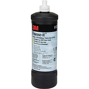 3M Finesse-it Polish - Finishing Material, 81235, White, Easy Clean Up, Liter