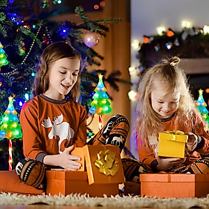 Christmas Decorations Outside Solar Christmas Tree Candy Cane Stake Lights, KOOPER 6 Pack Brighter 102 LED Solar Christmas Pathway Lights Outdoor, 8 Modes Outdoor Christmas Decoration for Xmas Decor