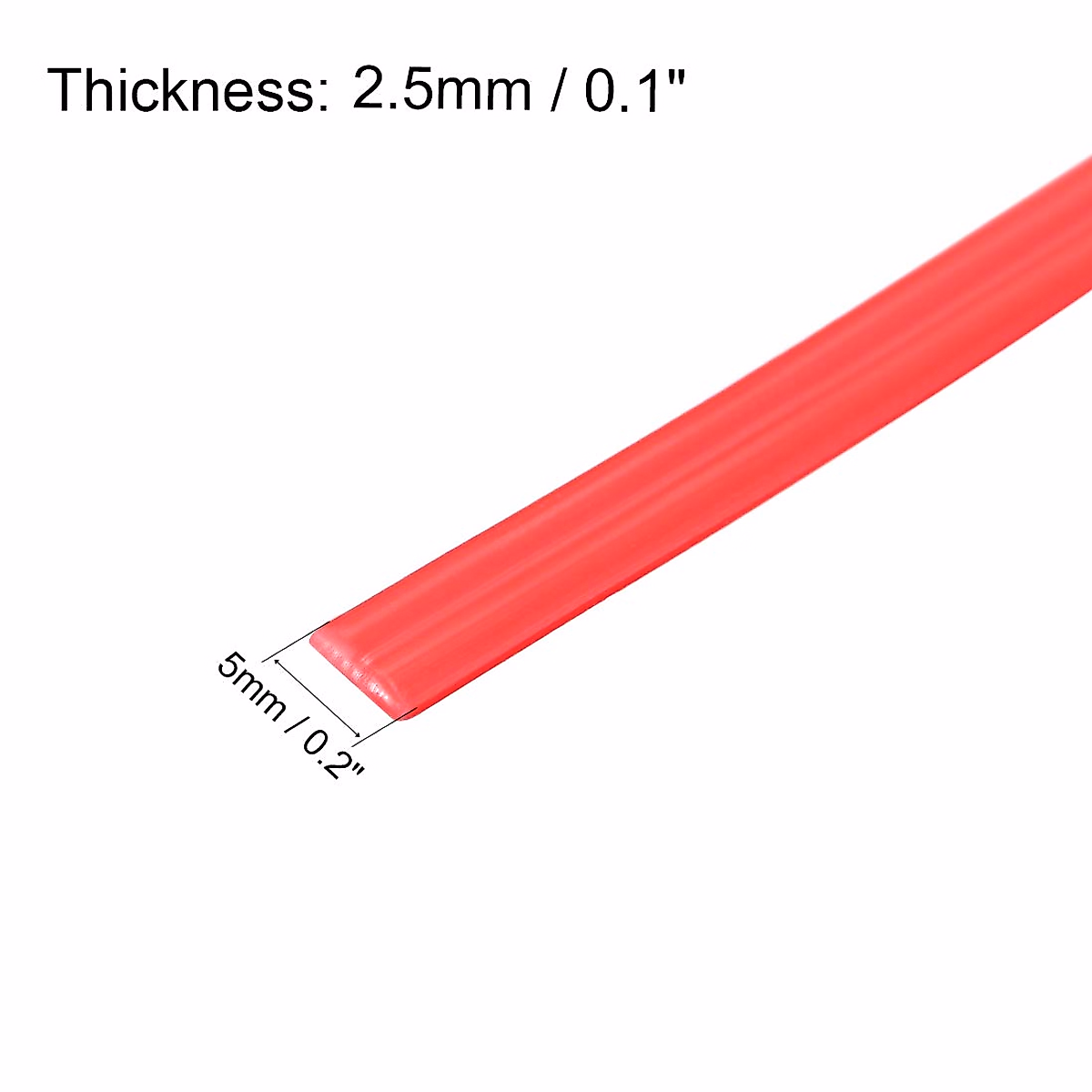 uxcell 3pcs 3/16-inch Plastic Welding Rods PP Welder Rods for Hot Air Gun 3.3ft Red