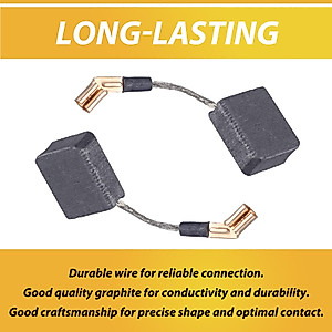 20 Pack N257540 Replacement Electric Motor Carbon Brushes Compatible with Dewalt Angle Grinder DWE402 DWE4214