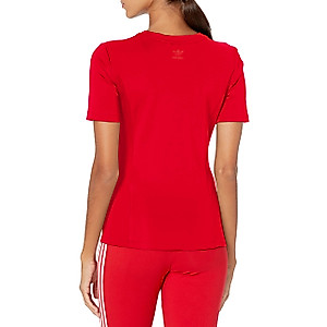adidas Originals womens Tee Scarlet XX-Small