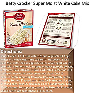 White Cake and Vanilla Frosting Snack Fun Bundle 2 cake mixes 15.2oz 2 Vanilla Frosting Tubs 16oz and Snack Fun Shopping Pad