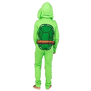 Teenage Mutant Ninja Turtles Toddler Boys Zip Up Cosplay Costume Coverall and Masks 2T