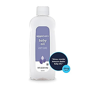 Amazon Basics Baby Oil, Lavender Scented, 14 Fluid Ounce, 1-Pack (Previously Solimo)