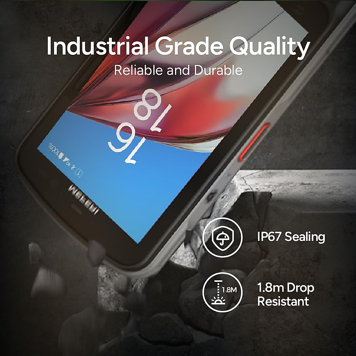 MEFERI ME40K Android 12 Barcode Scanner with Pistol Grip and Charging Cradle, Equip with Zebra SE4710 Scan Engine, PDA Mobile Computer Snapdragon Octa-core CPU, 1D/2D/QR, 4G BT WiFi GPS NFC, 5180mAh